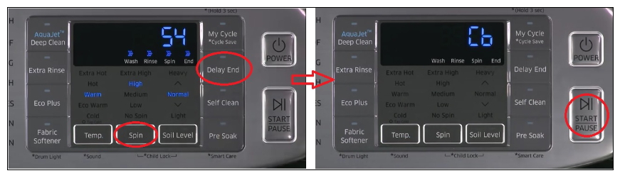 How Do I Run A Calibration Mode On My Washing Machine Samsung Support Nz