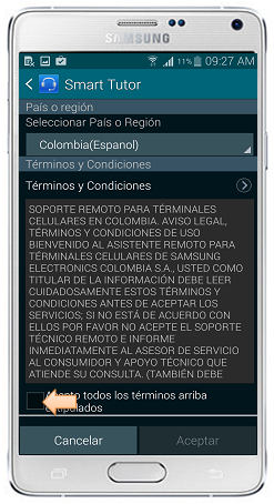 ¿Cómo usar Smart Tutor y obtener Soporte remoto? | Samsung Soporte CO