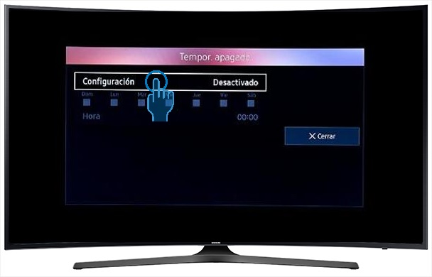 Smart TV Curvo UHD KU6500 - ¿Cómo configurar temporizador de apagado ...