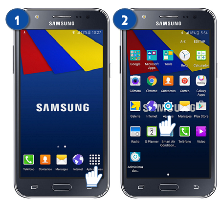 Galaxy J5 - ¿Cómo puedo cambiar el tipo de letra o fuente? | Samsung CO