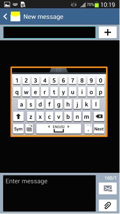 What is a Floating keypad in Samsung Smartphones? | Samsung Support India