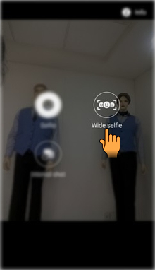 How to capture Image in Wide selfie mode in Samsung Galaxy On7(SM ...
