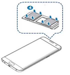 How to install the SIM card in Samsung Galaxy S7 Edge(SM-G935FD ...