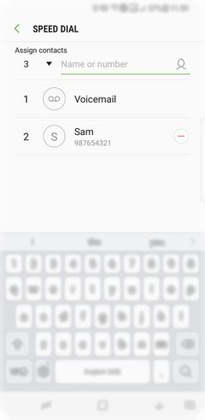 How to set up Speed Dials in Samsung Galaxy S8+(SM-G955)? | Samsung ...