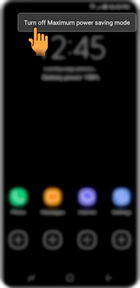 How to turn on Maximum Power Saving Mode in Samsung Galaxy S8 ...