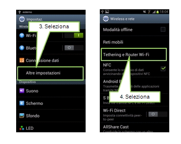 Risolto: Come utilizzare il telefono come router Wi-Fi (Galaxy S III ...