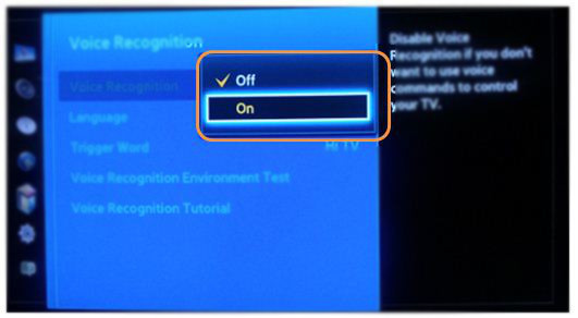How to enable Voice Control feature in Samsung F Series SMART TV ...