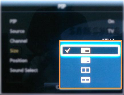 How to adjust the Size of PIP sub-screen in Samsung TV's? | Samsung ...