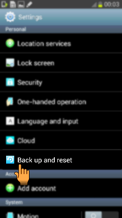 How to restore Factory settings in Samsung Galaxy Note2(GT-N7100 ...